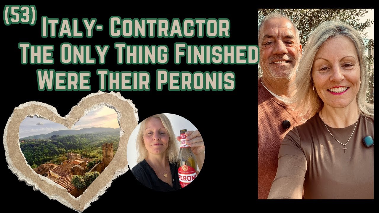 (53) Italy Contractor - The Only Thing Finished Were Their Peronis # ...