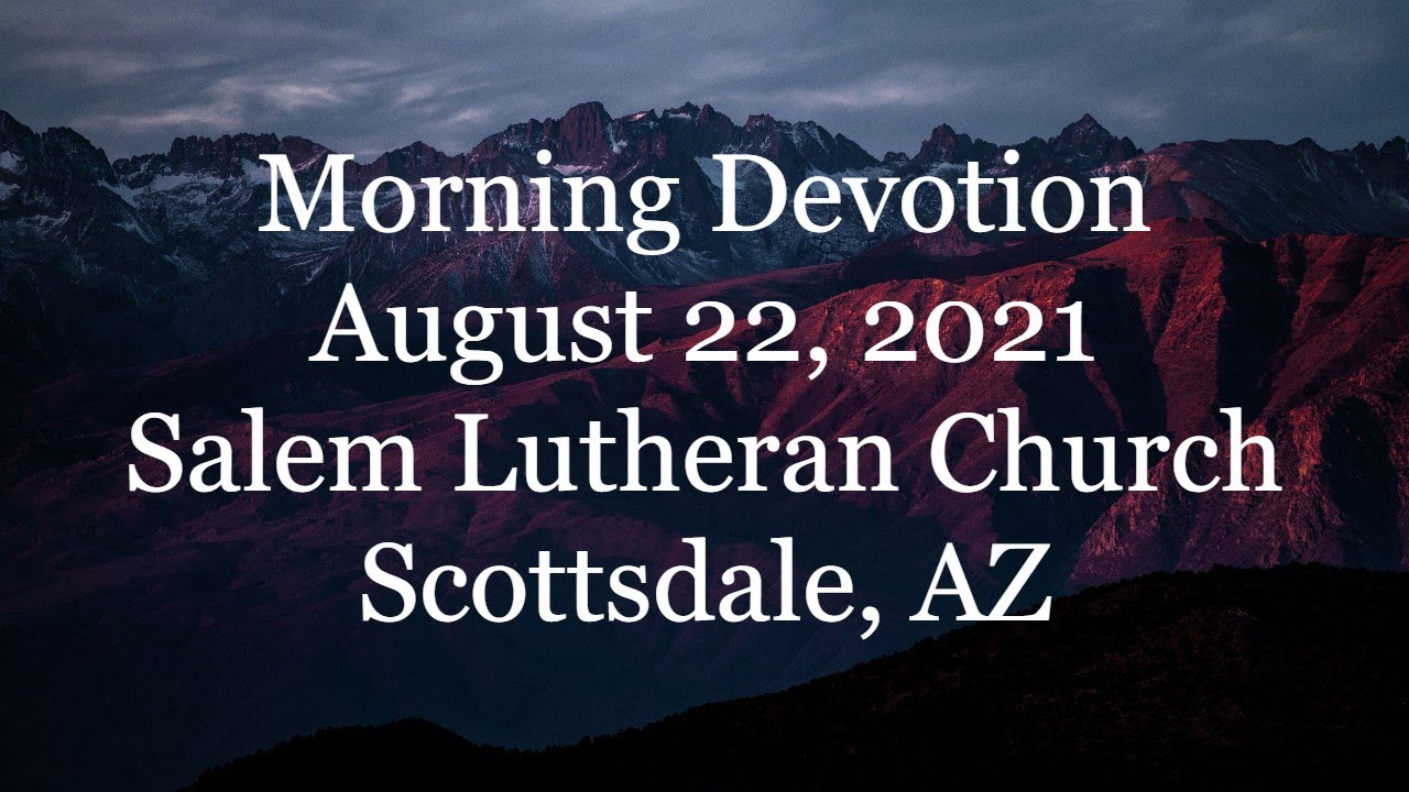 August 22, 2021 - YouTube