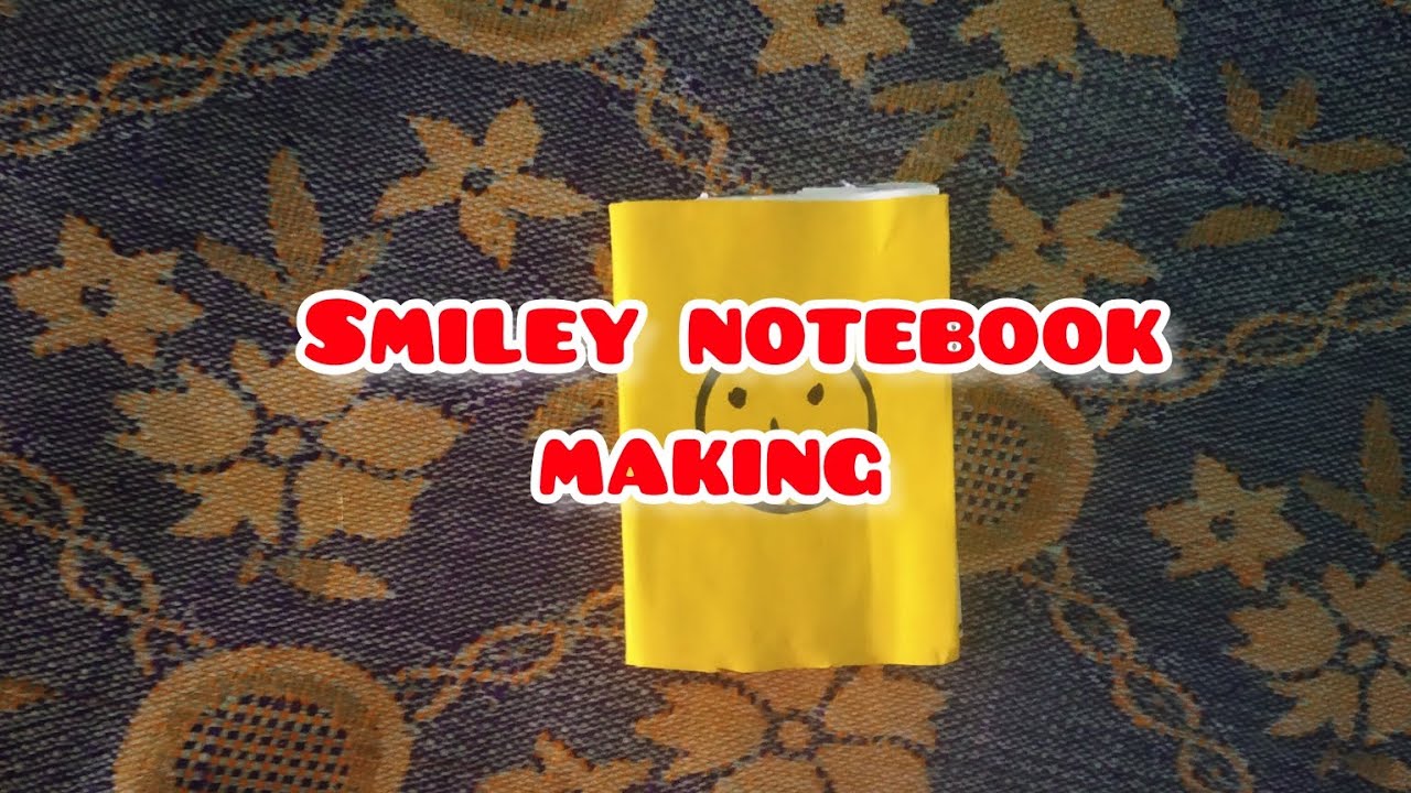 Smiley notebook making #smileynotebook#notebook#papercraft - YouTube