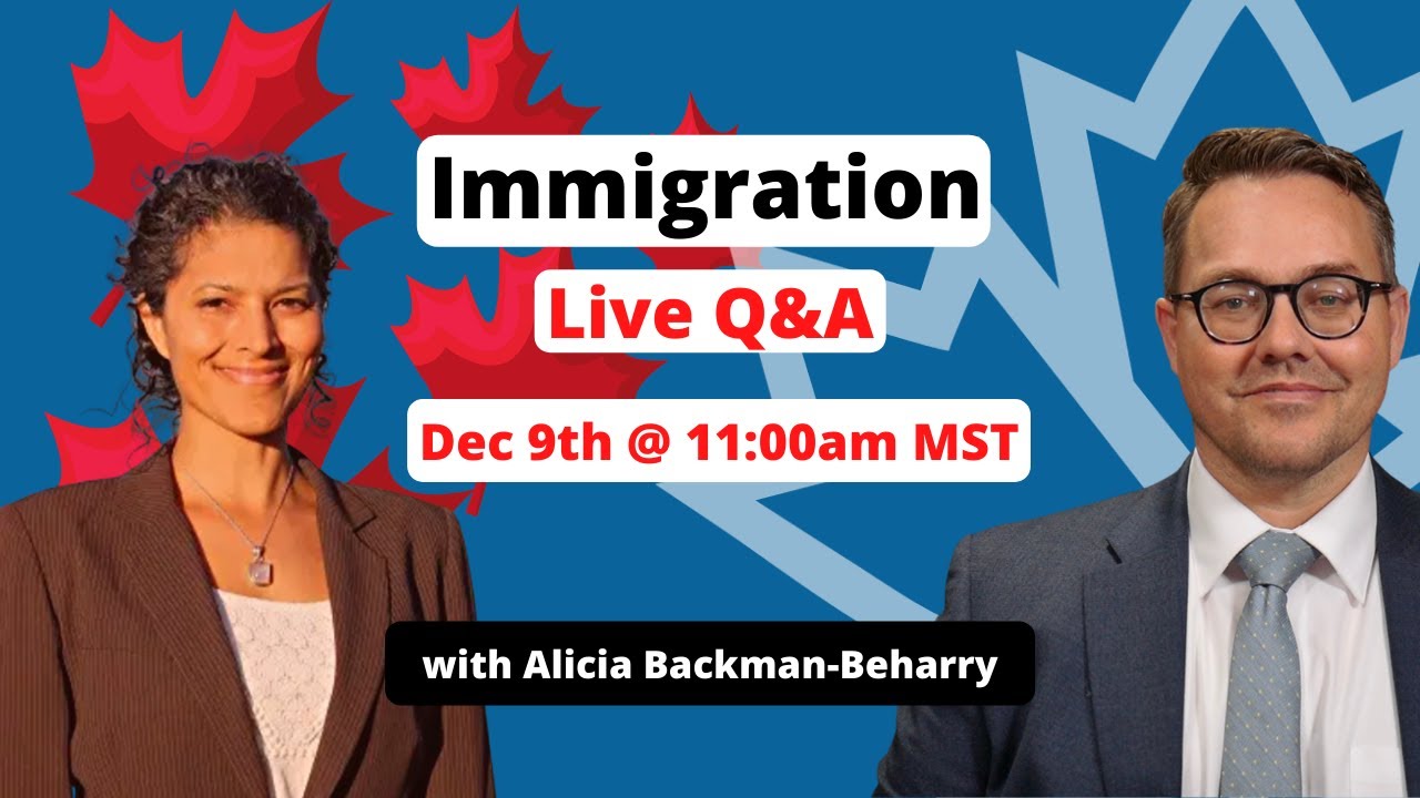 Canada Immigration Live Q&A with Alicia Backman-Beharry - YouTube