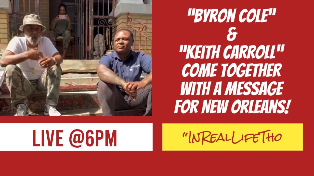 “BYRON COLE” & “KEITH CARROLL” COME TOGETHER WITH A MESSAGE FOR NEW ...