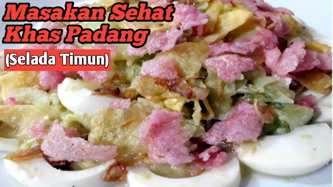 Sehat dan Nikmatnya Selada Timun (Salad Padang) || Masakan Rumahan Khas ...