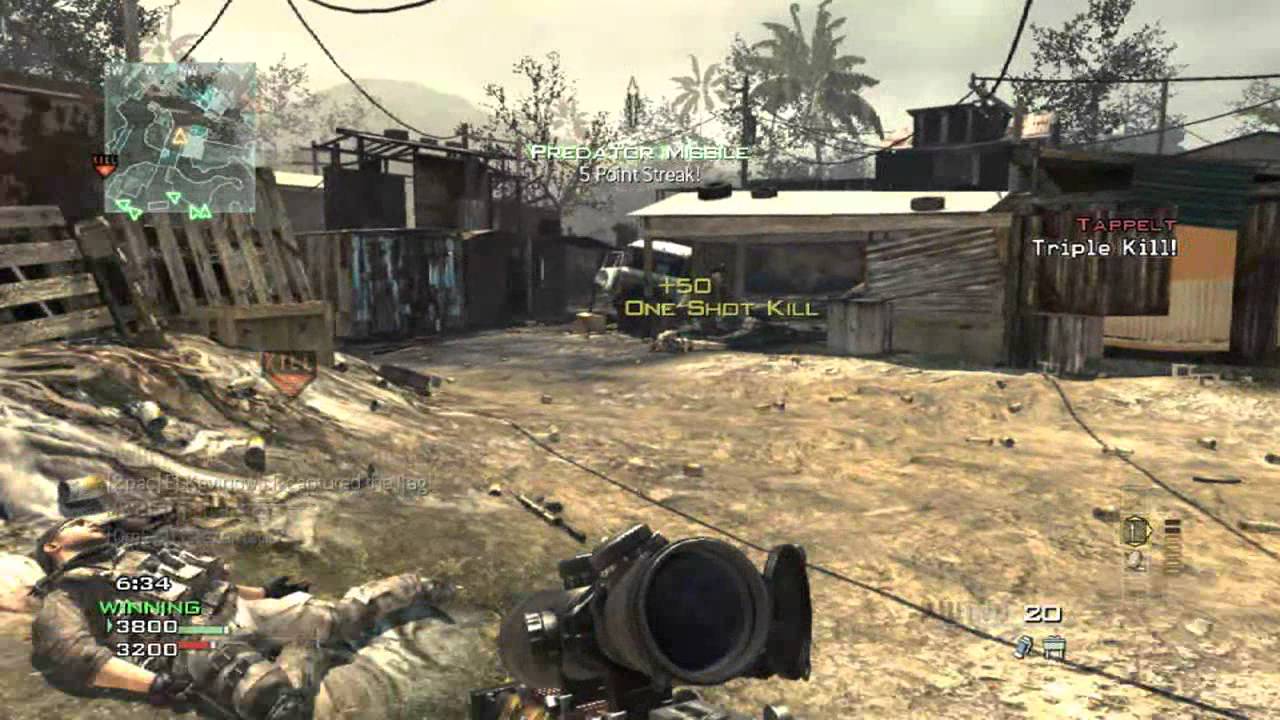 MWHF I Ghost - MW3 Game Clip - YouTube