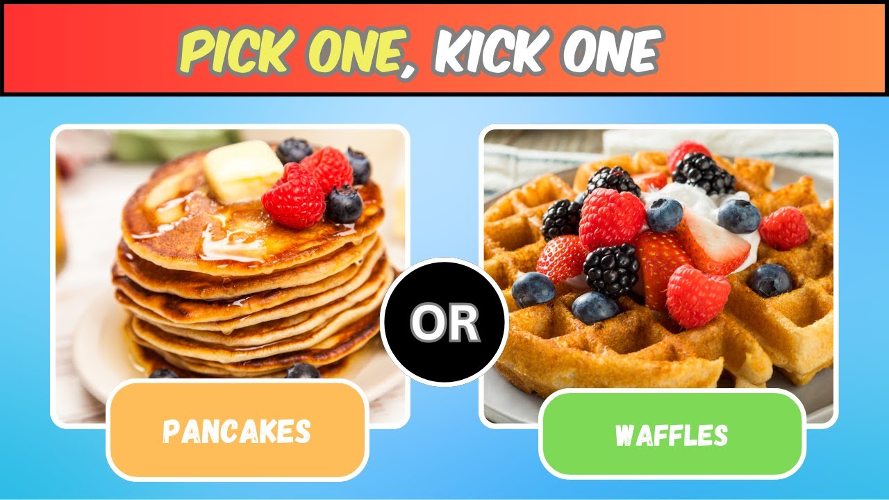 The Showdown: Pick One, Kick One Food Edition - YouTube