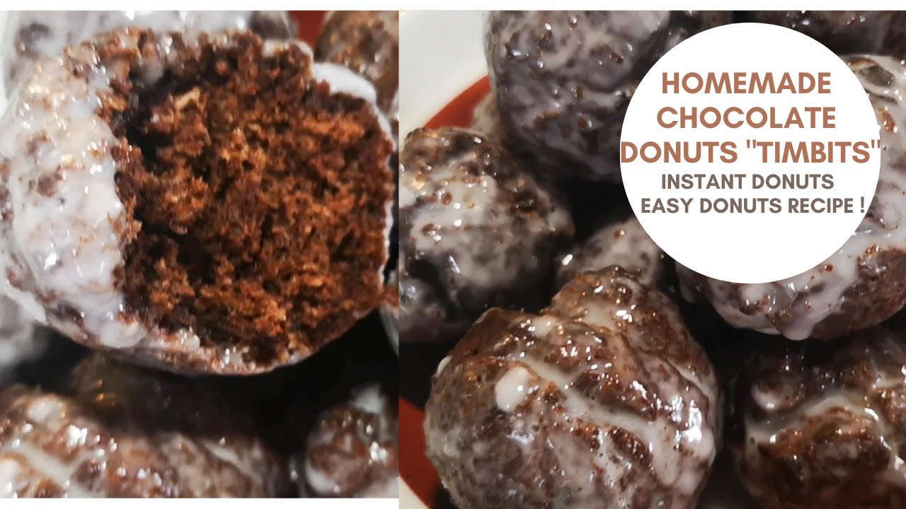 Homemade Choco Timbits | Chocolate Donuts | The Easy Way to Make ...