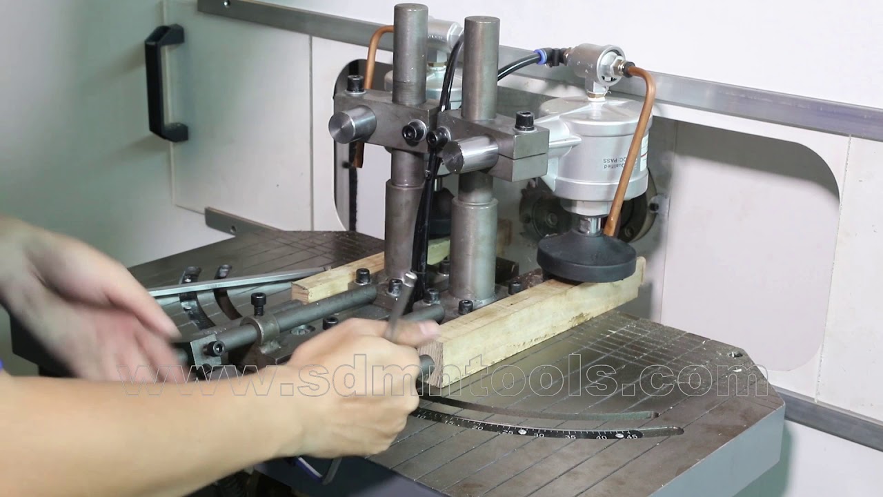 cnc wood tenoner operation introduction - YouTube