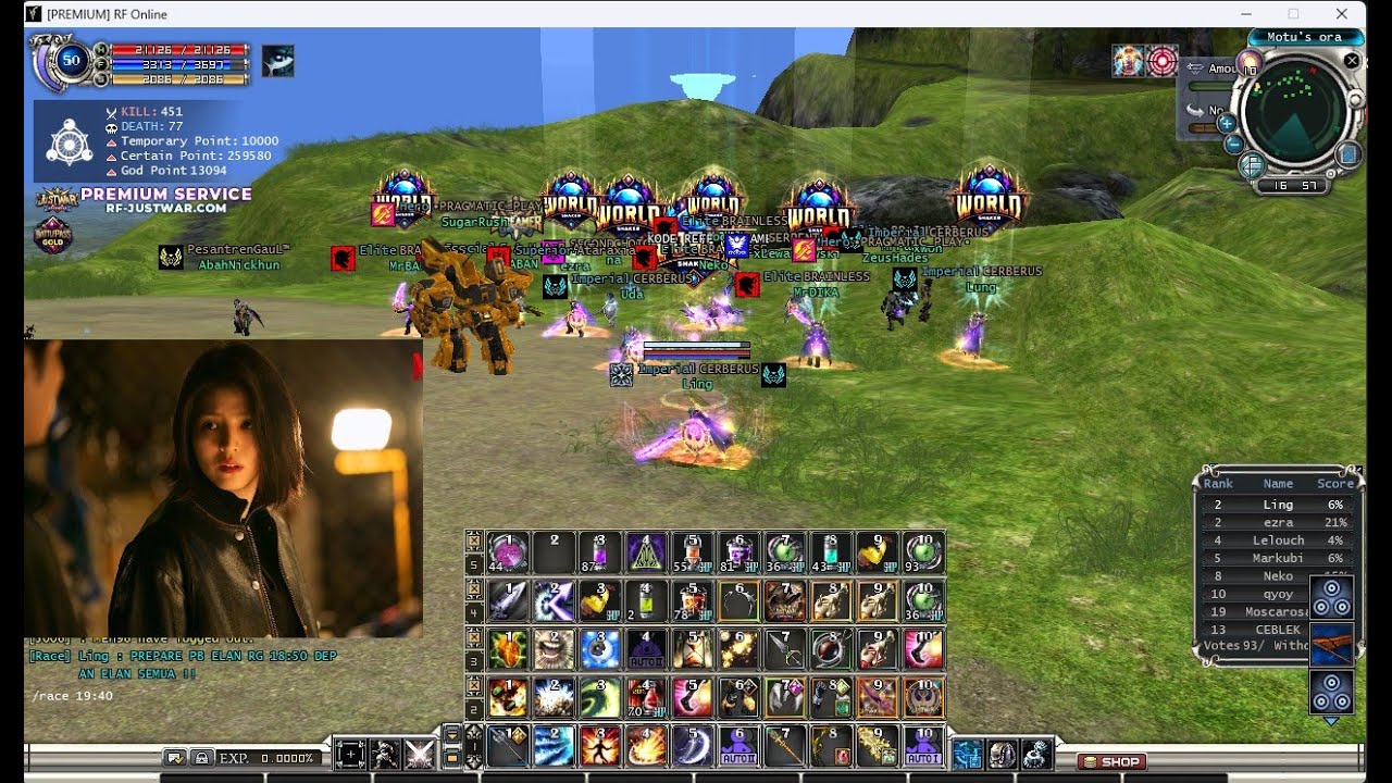 RF JUST WAR | RACE LEADER BELS , NIGHT ACTIVITY , ARDEW +4 RRD SPEAR +1 ...