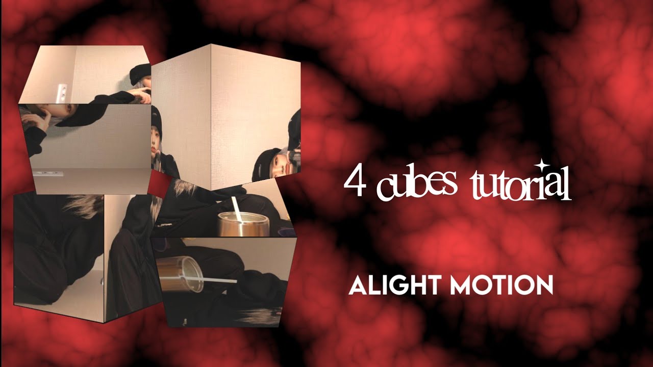 4 Cubes tutorial Alight motion - YouTube
