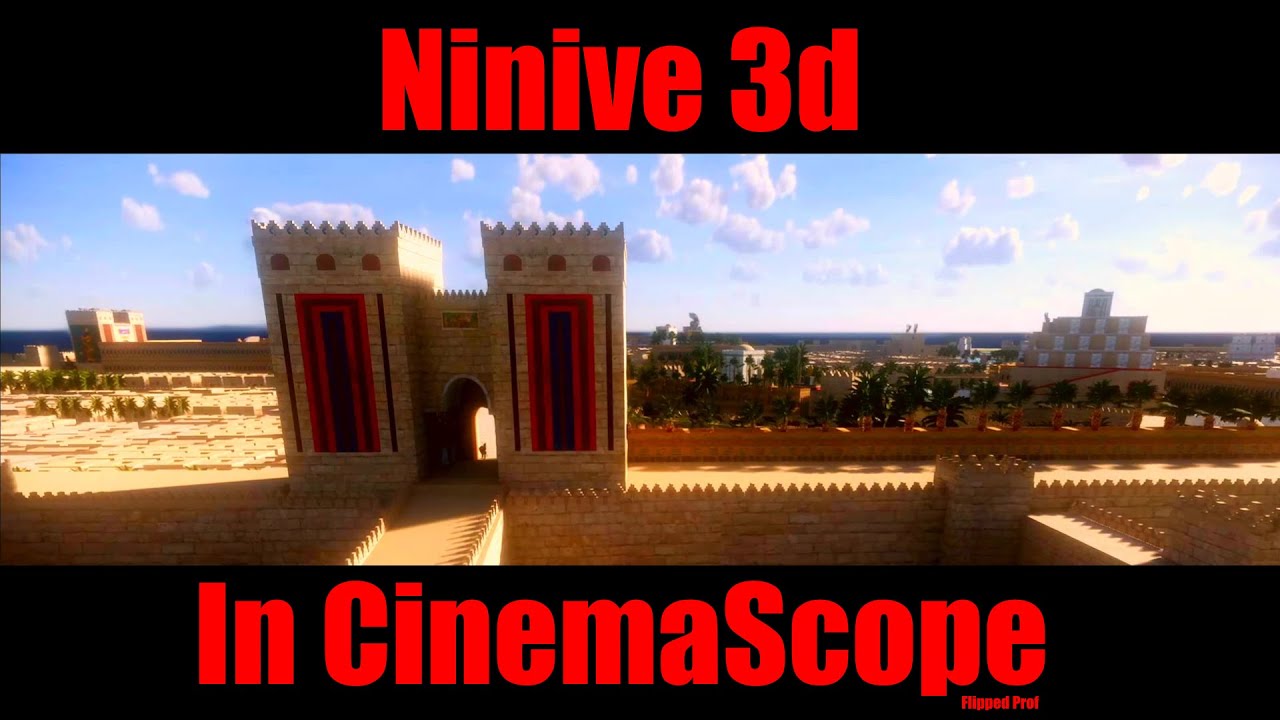 Ninive 3d in cinemascope ricostruzione - YouTube