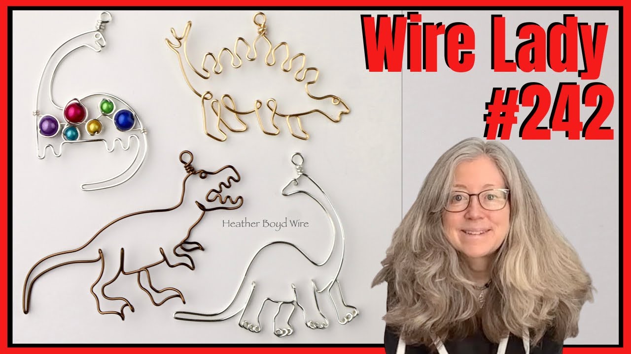 Making Wire Dinosaur Pendants // Wire Lady TV Ep 242 - YouTube