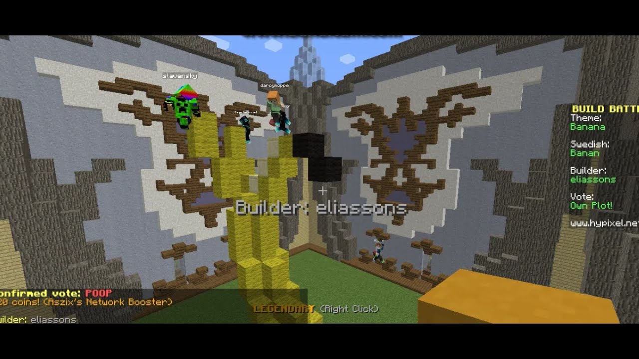 Banan-Battle | Minecraft Build Battle på Hypixel #1 - YouTube