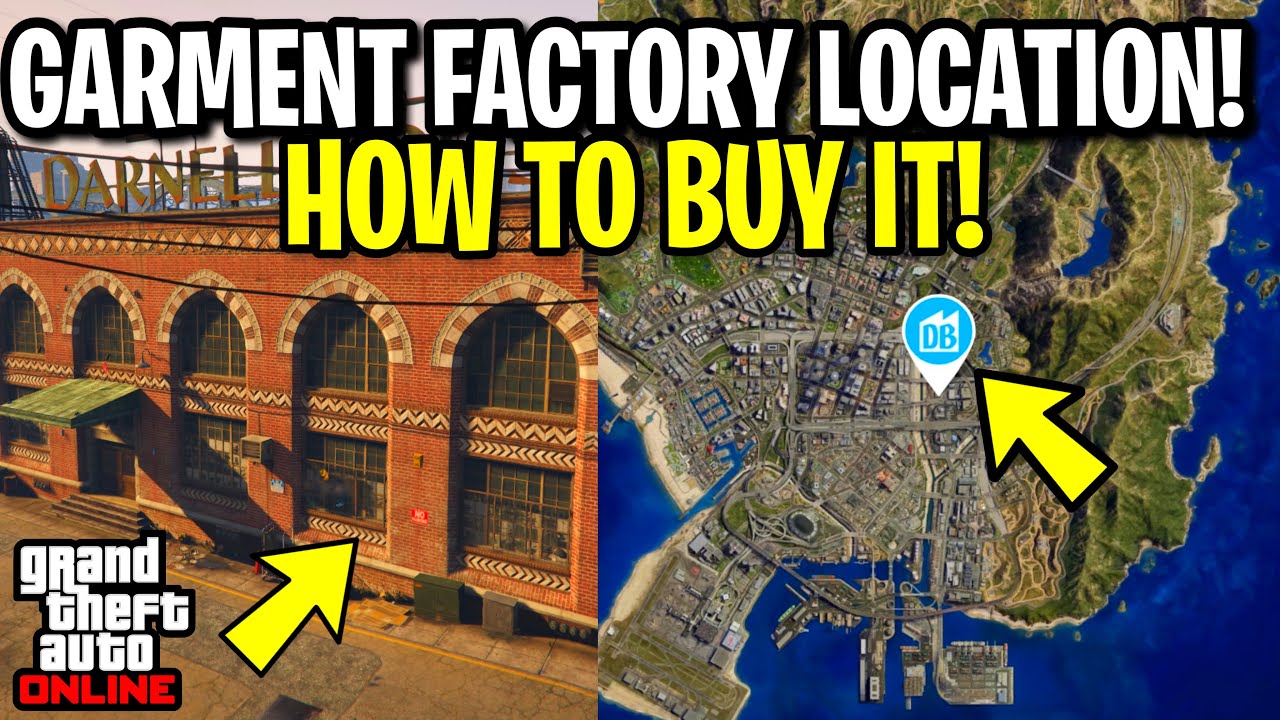 GTA 5 Garment Factory Location - How To Unlock Garment Factory (GTA ...