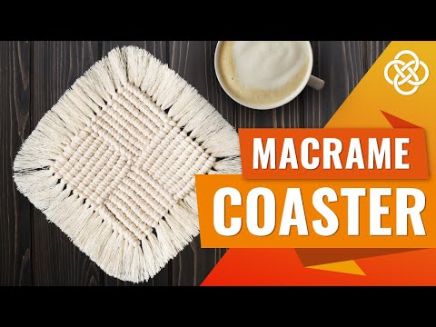 12 Easy Boho DIY Macrame Coasters for Beginners | Macrame for Beginners