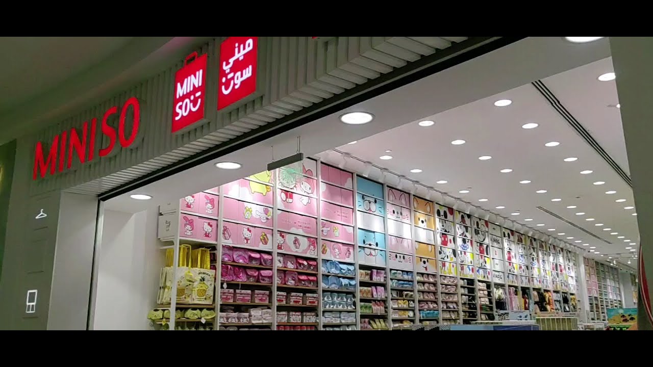 Miniso store in Riyadh gallery. - YouTube