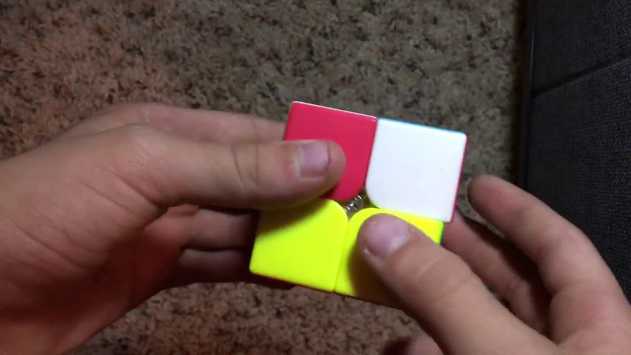 How to solve a 2x2 Rubix cube - YouTube