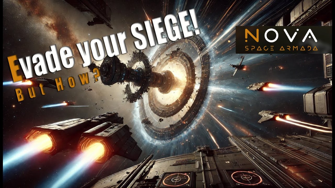 EVADE YOUR SIEGE! But How? I Nova: Space Armada I 25 (ger) - YouTube