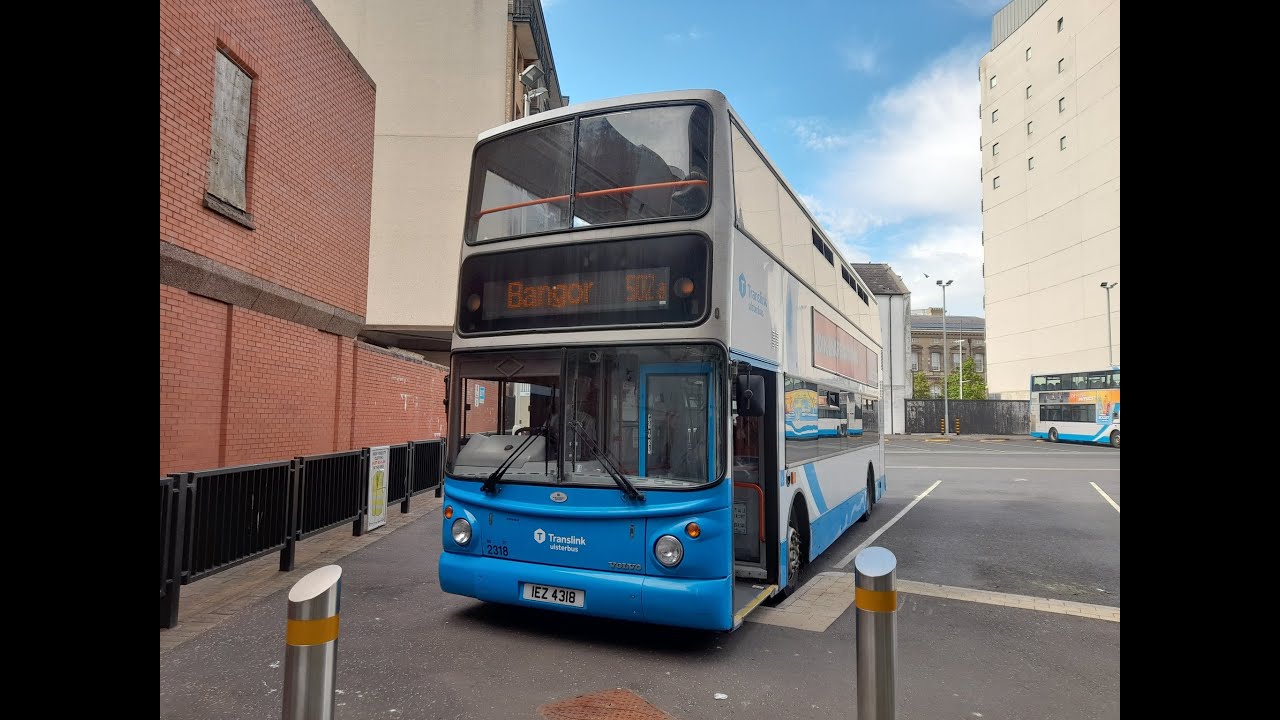 Ride on Ulsterbus ALX 400 2318 on route 502a. - YouTube