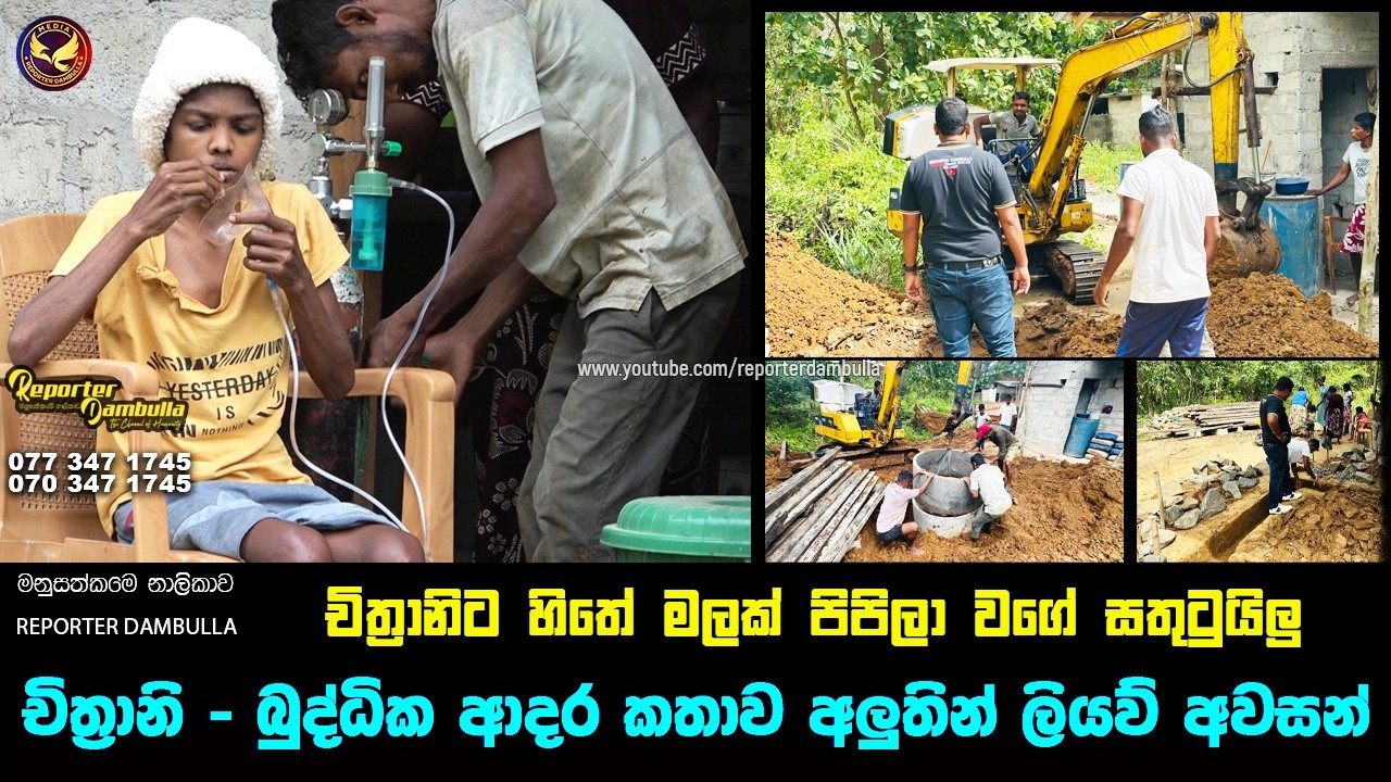 හිතේ මලක් පිපුනු චිත්‍රානි බුද්ධ්ක අලුත් ආදර කතාව || Reporter Dambulla ...