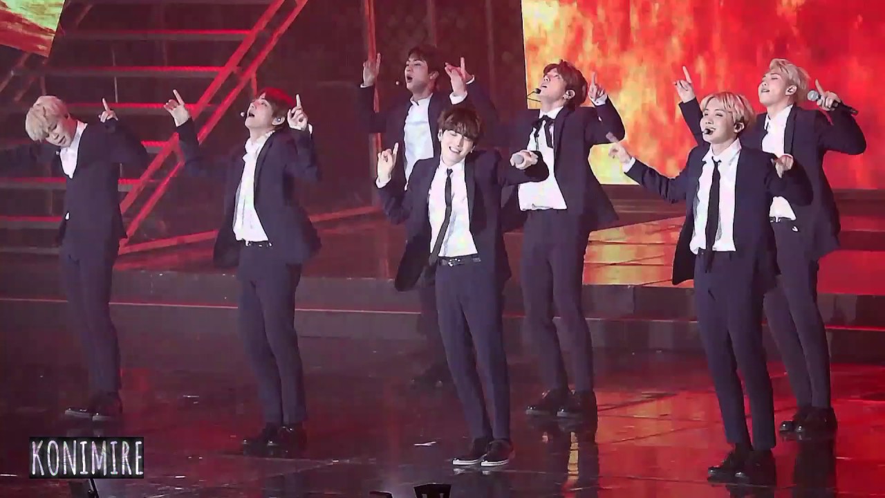 170119 서울가요대상 Bts 방탄소년단 불타오르네 단체직캠 Youtube