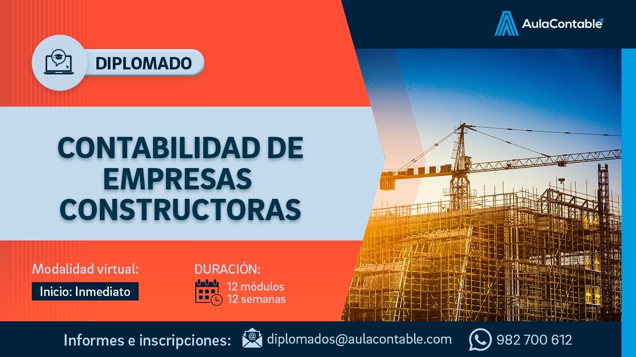 CONTABILIDAD DE EMPRESAS CONSTRUCTORAS - YouTube