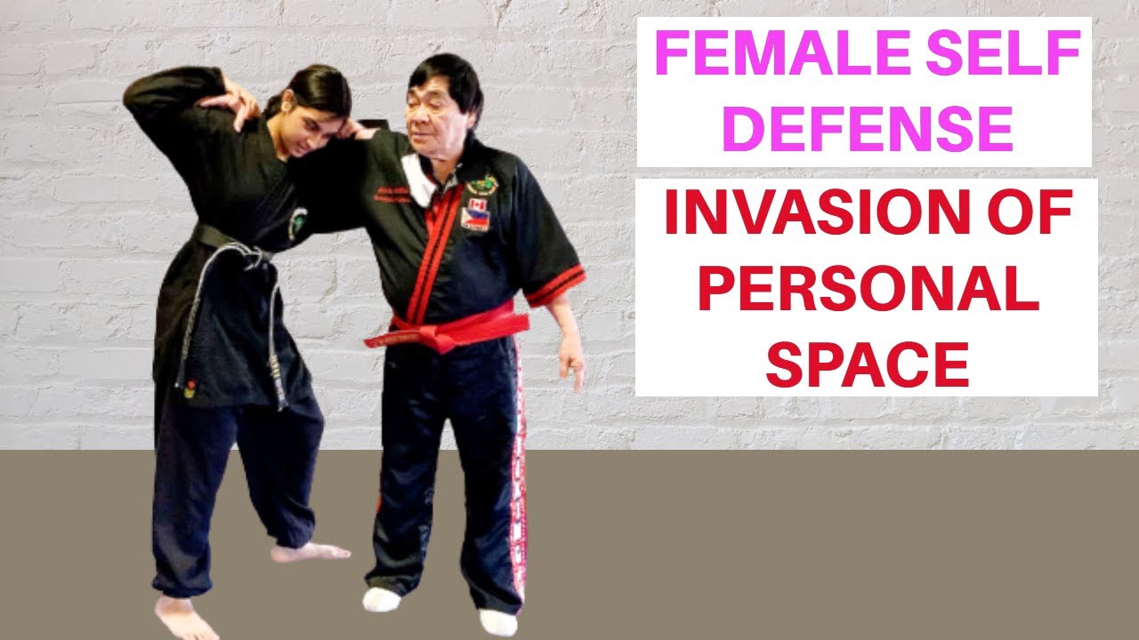 Female Self Defense -Defense Against Invasion of Personal Space - YouTube