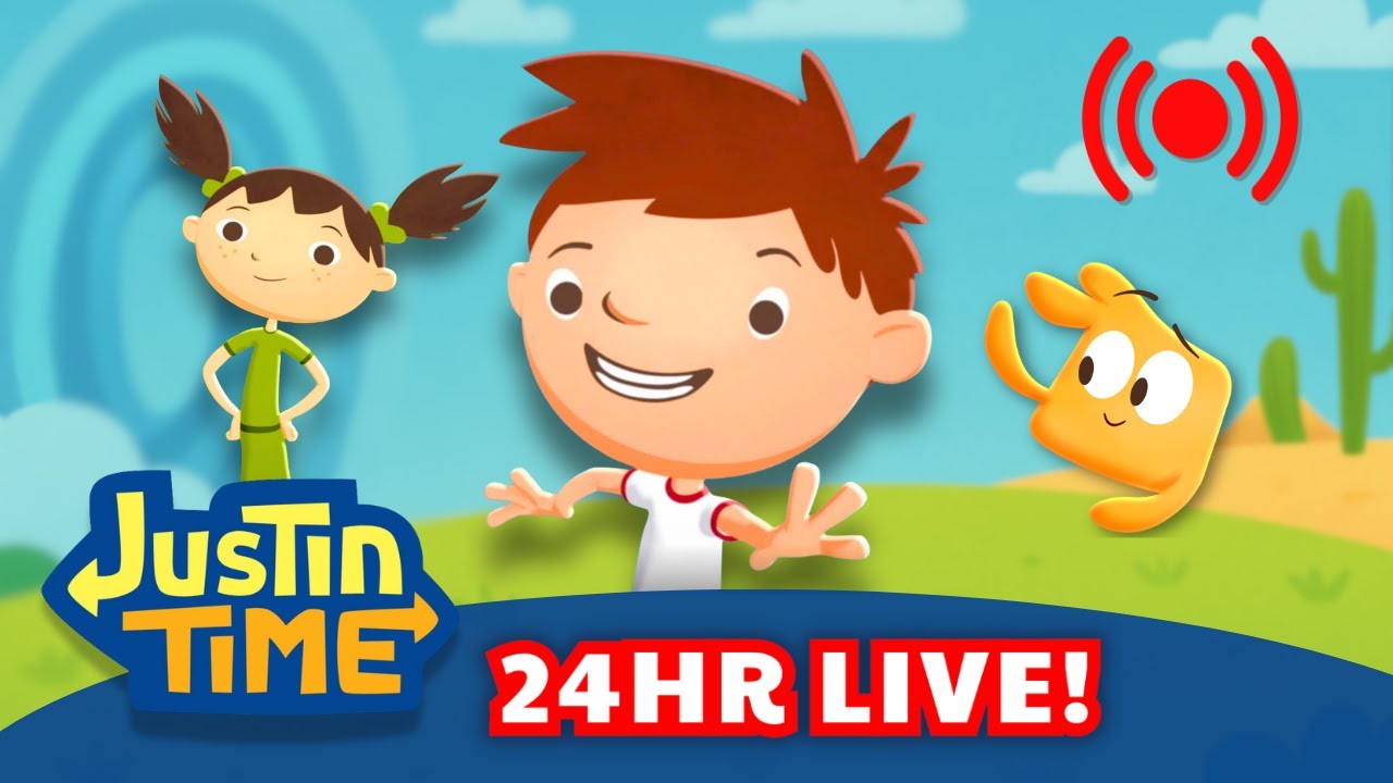 🔴 LIVE: Best Adventures of Justin, Olive and Squidgy! | Justin Time ...