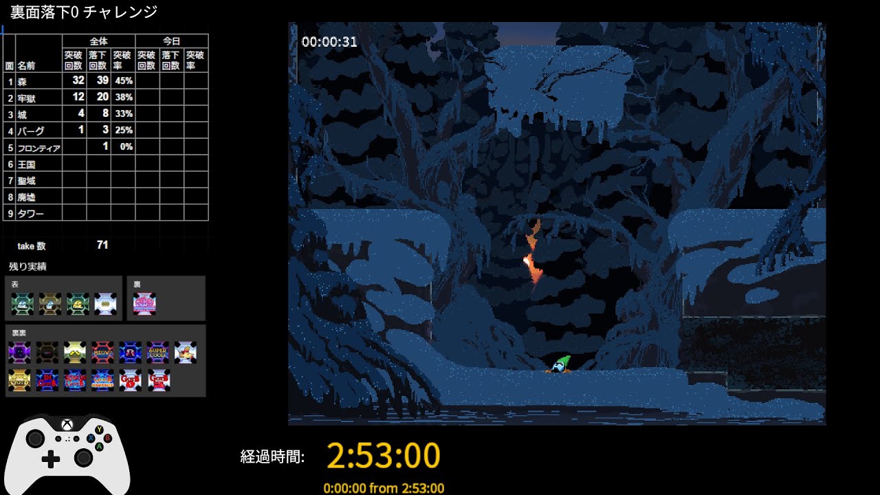 Jump King #34 裏面落下0チャレンジ 1 - YouTube