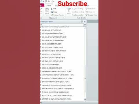 how to create Switchboard in Ms access 2023 #switchboard #access #shorts #short #shortvideo # ...