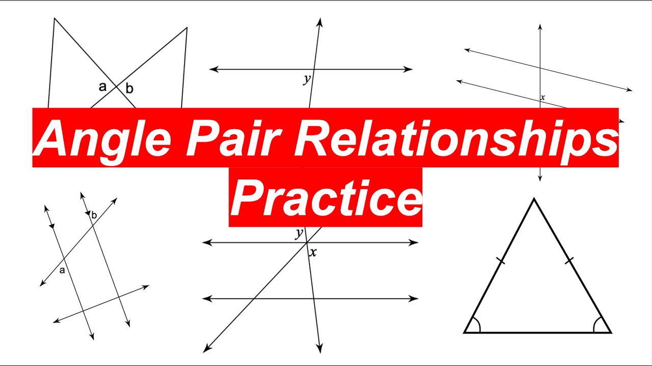 Angles Pairs Worksheet