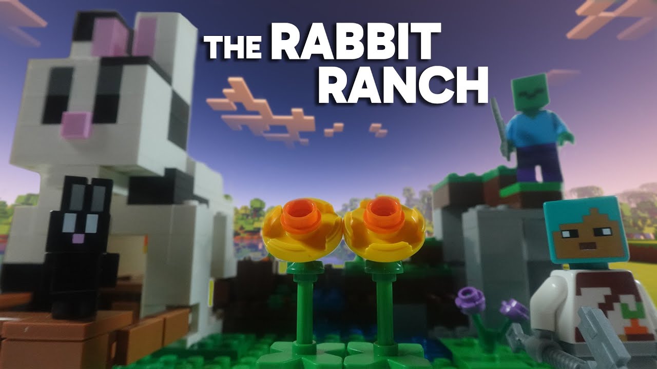 LEGO Minecraft The Rabbit Ranch 21181 Unboxing - Speed Build - YouTube