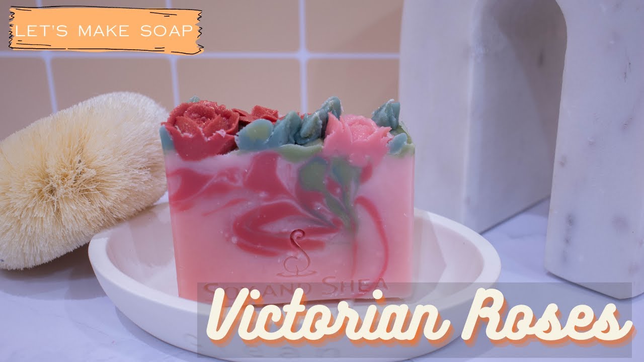 Victorian Roses Cold Process Soap - A Patreon design using Trial by ...