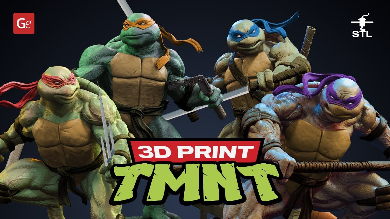 Ninja Turtles Pictures To Print Painting Live 3d Printed: Teenage
