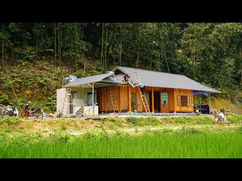 Memnun kaldım: Mutfak çatısı tamamlandı, harika görünüyor ve evin genel tasarımına uyuyor.