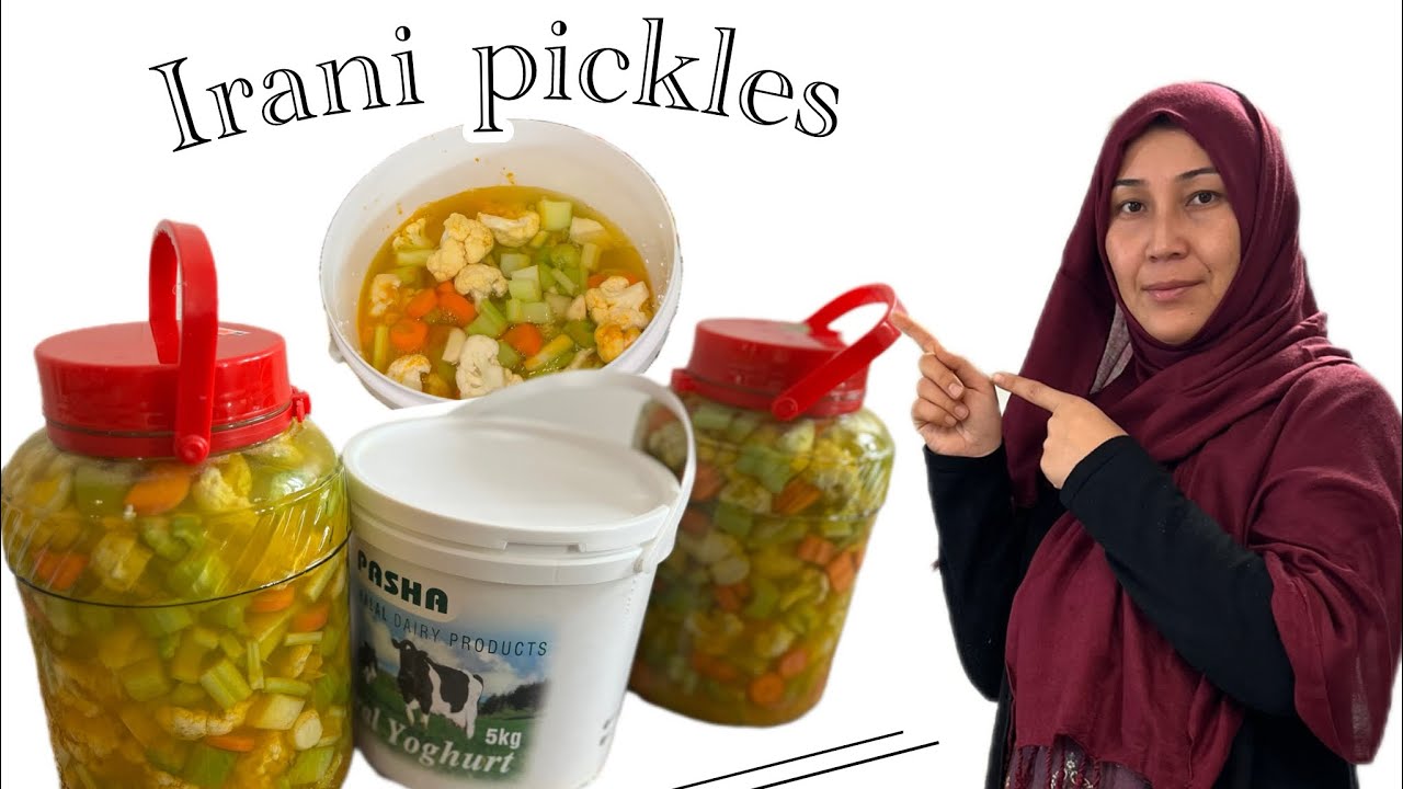 Irani(Afghani) pickles or turshi recipe/ طریقه جور کدن ترشی ایرانی یا ...