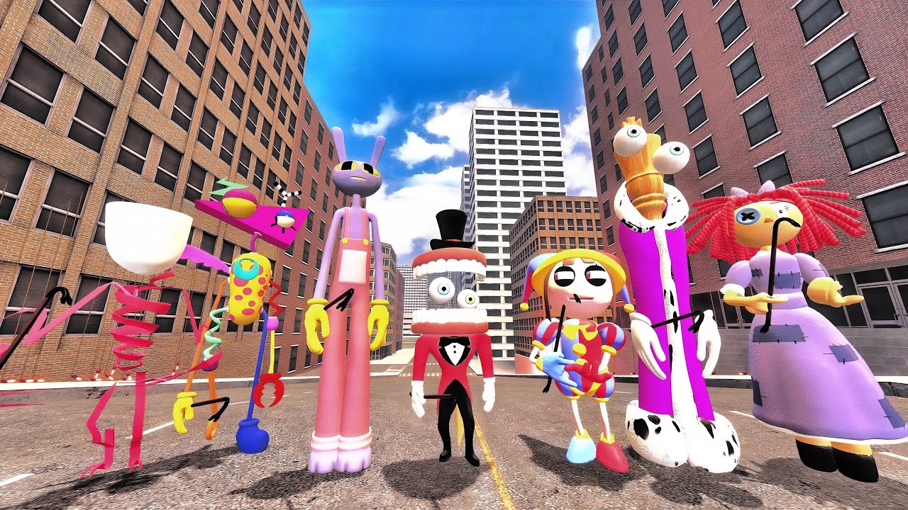 POMNI AND HER FRIENDS The Amazing Digital Circus Animation in Garry's ...