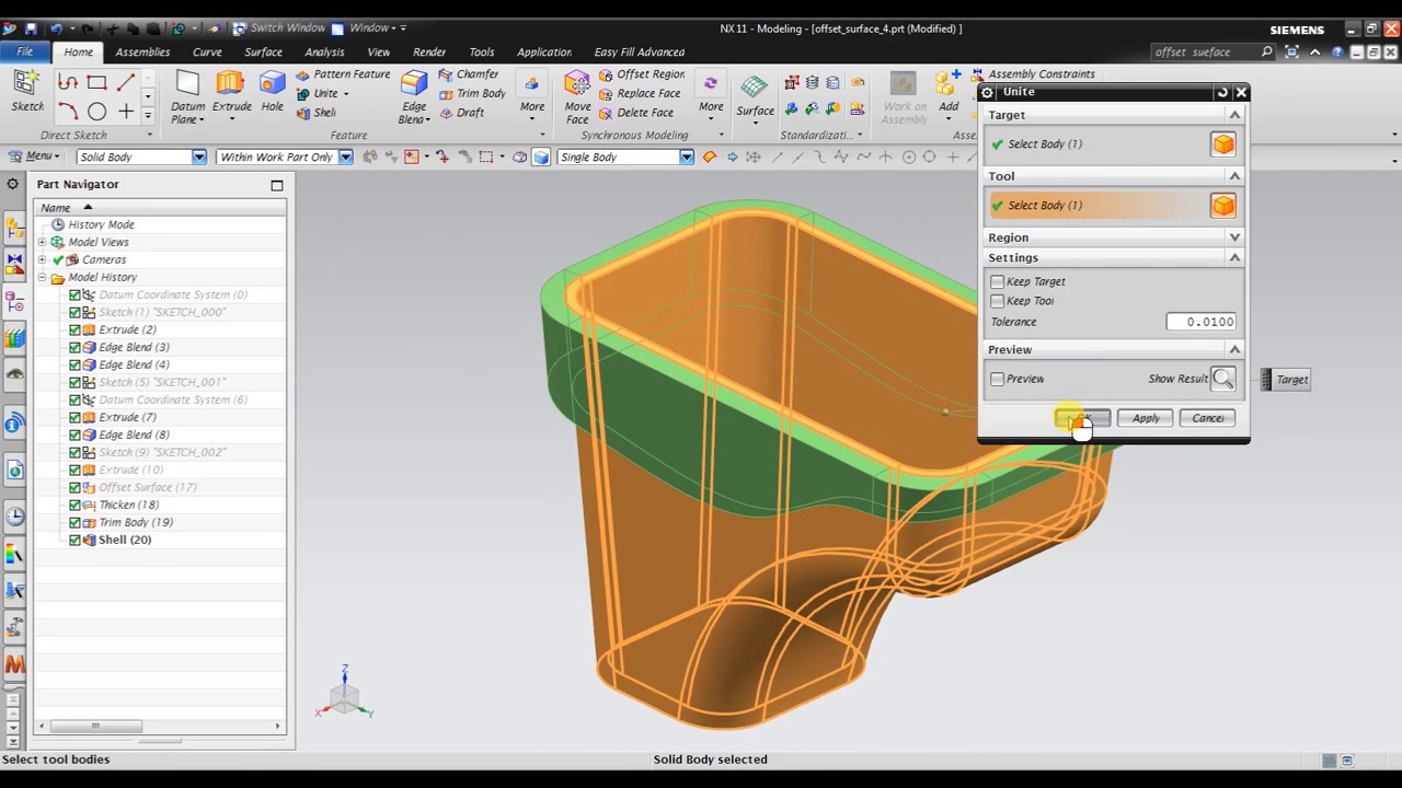 NX CAD : Design a Case for Tool Storage - YouTube