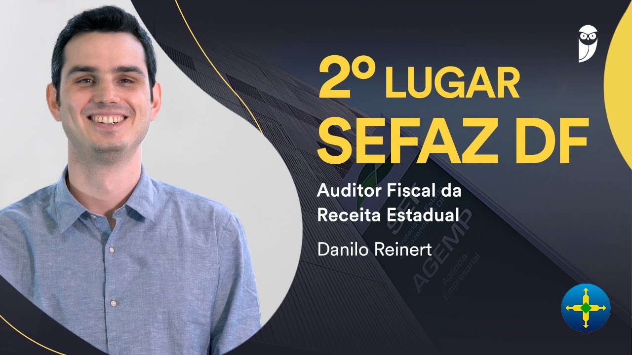 Entrevista com o 2º lugar no concurso Sefaz DF, Danilo Reinert. Confira! - YouTube