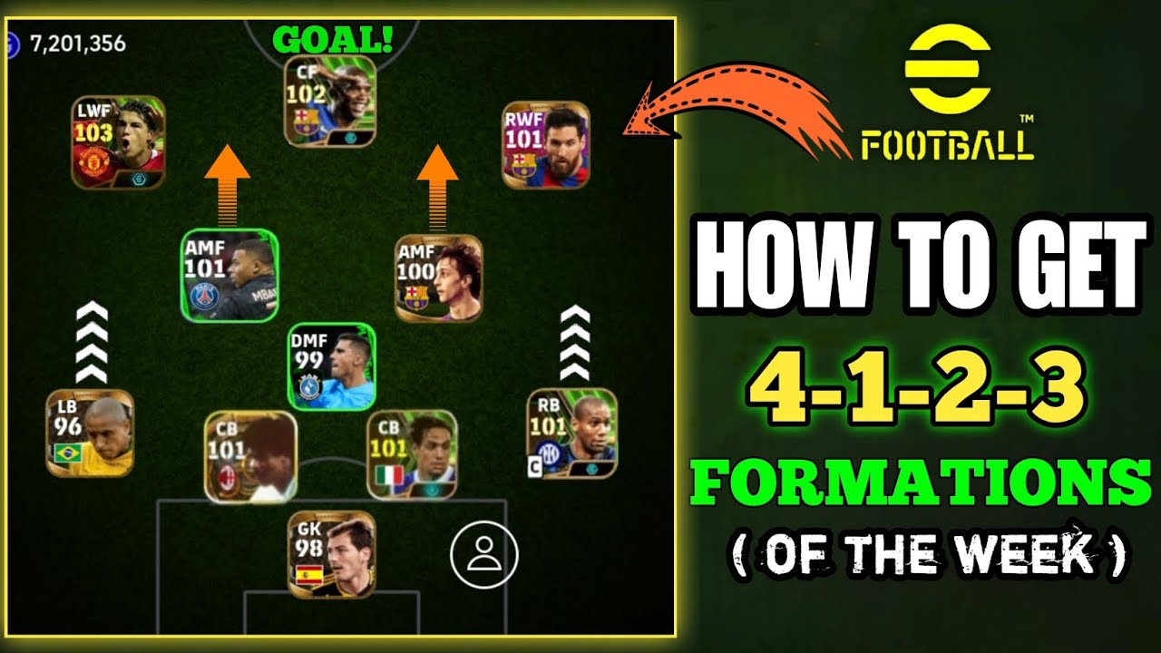 OMG 4-1-2-3 FORMATION IS BACK 🤯🤯 || How To Get 4123 Formation in ...