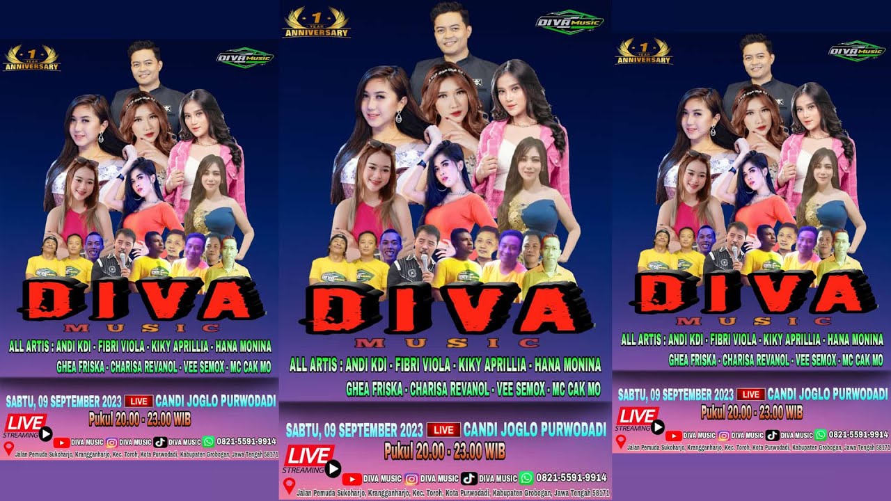 LIVE STREAMING // TOUR DIVA MUSIC - YouTube