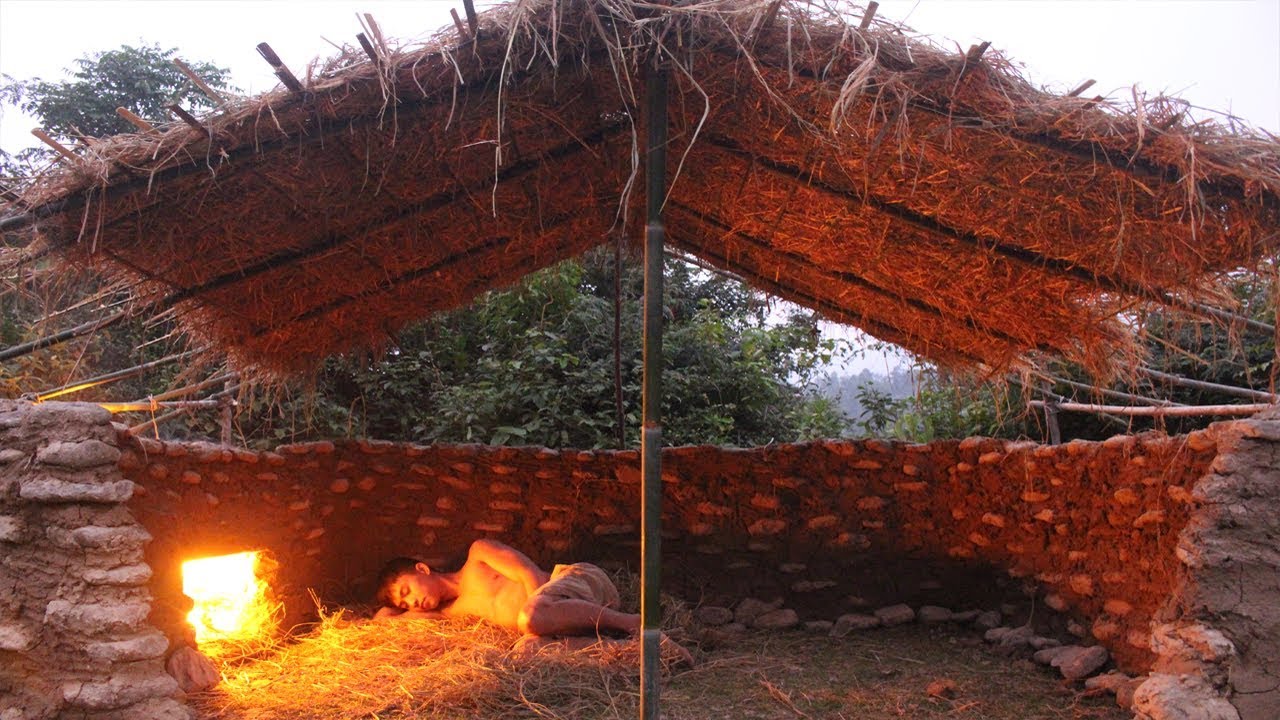 Primitive Technology: Stone House Part 13 - YouTube