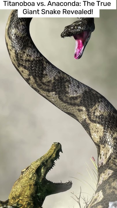 The True King of Snakes: The Untold Story of Titanoboa vs. Anaconda! # ...