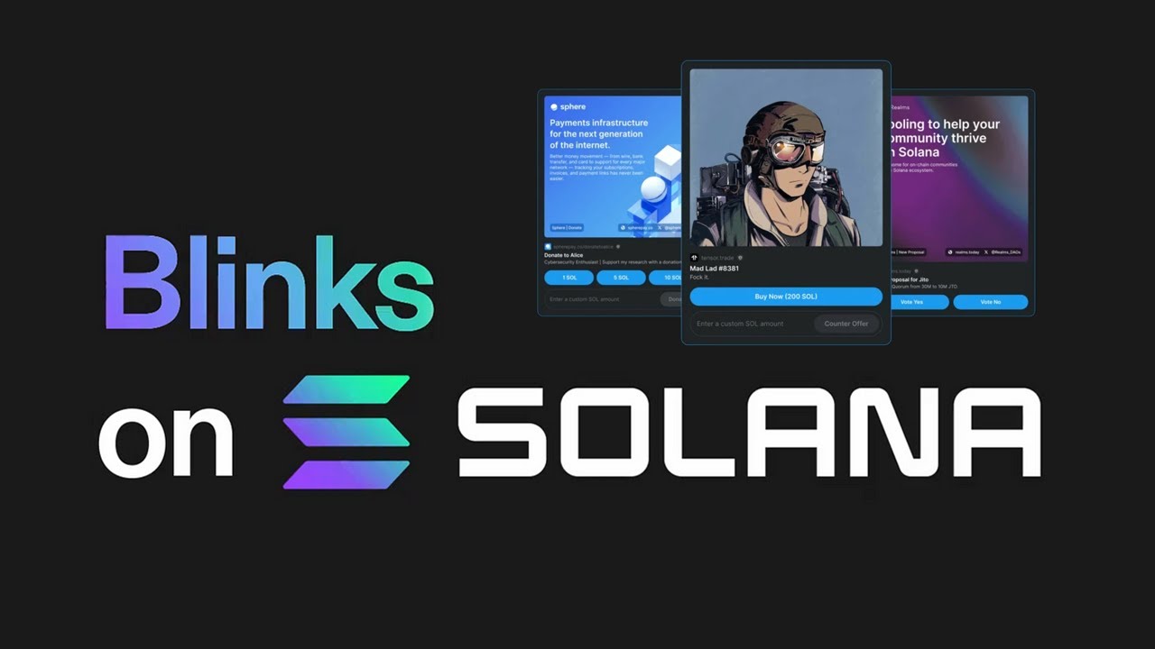 SOLANA BLINKS GUIDE - YouTube