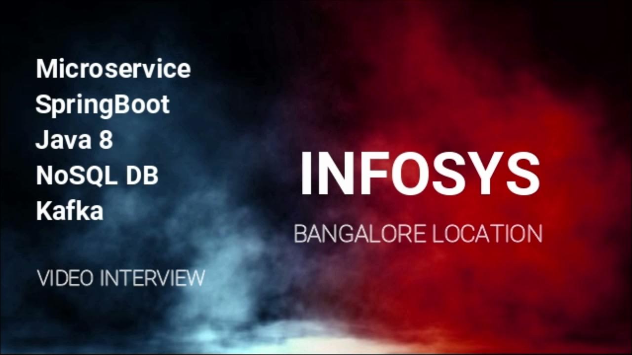 SELECTED | INFOSYS | Java microservice spring boot real time interview | Round 1 - YouTube