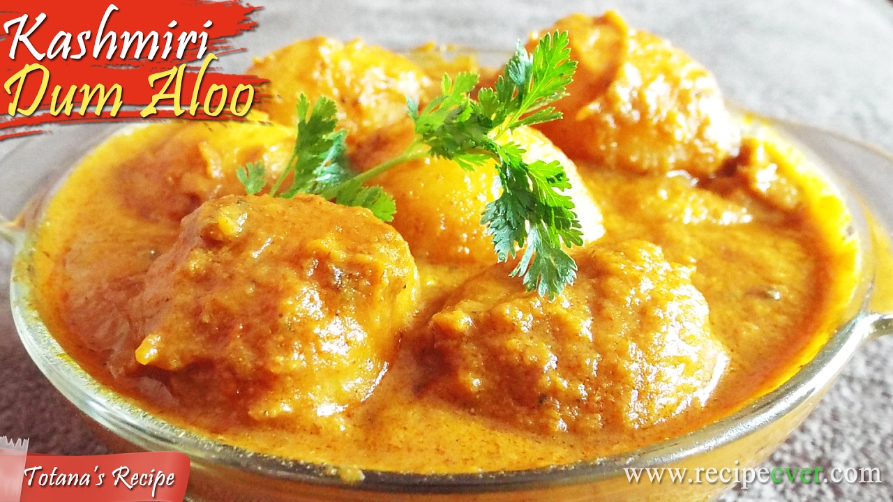 Kashmiri Dum Aloo recipe - Bengali Recipes | Potato Curry | Kashmiri ...