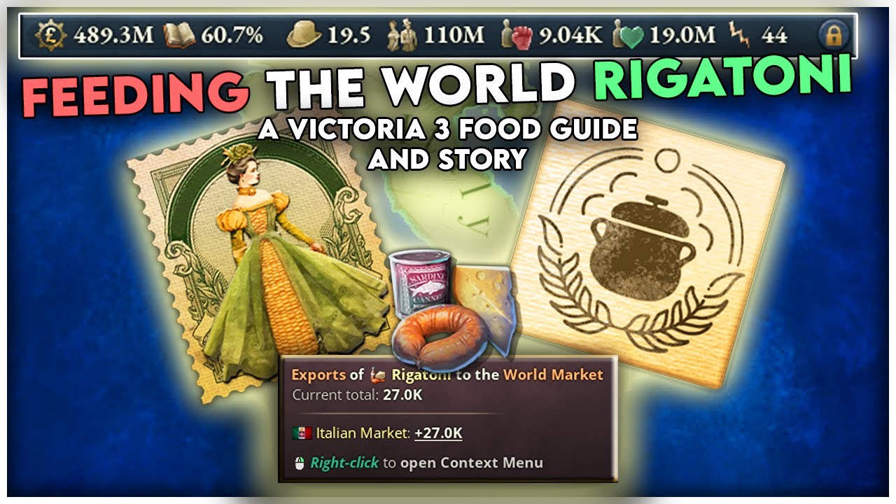 How to Control The World's Food Market | Victoria 3 Italy GIGACHAD ...