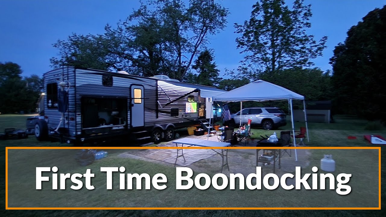 First Time Boondocking in Our RV Over Memorial Day Weekend! #rvlife # ...