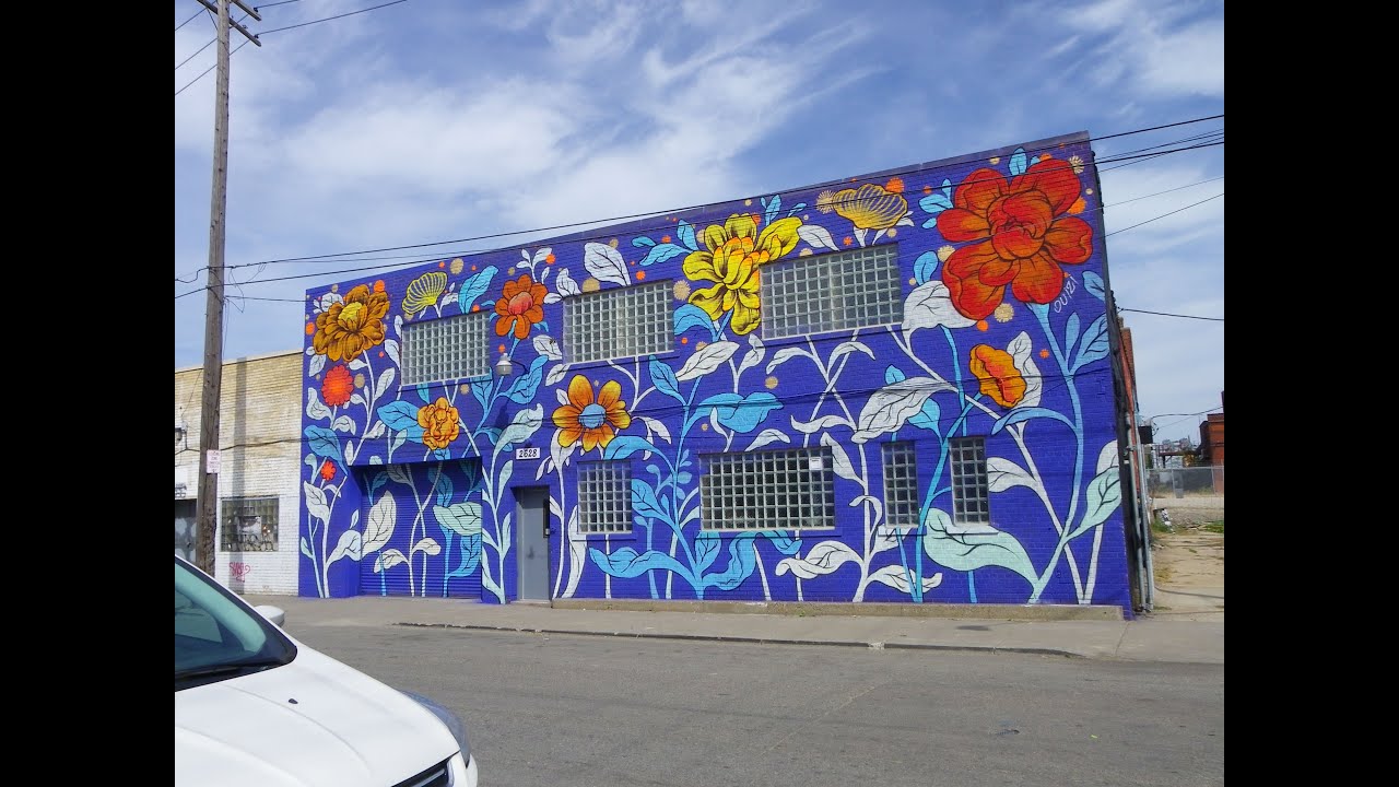 Murals at Detroit's Eastern Market - YouTube