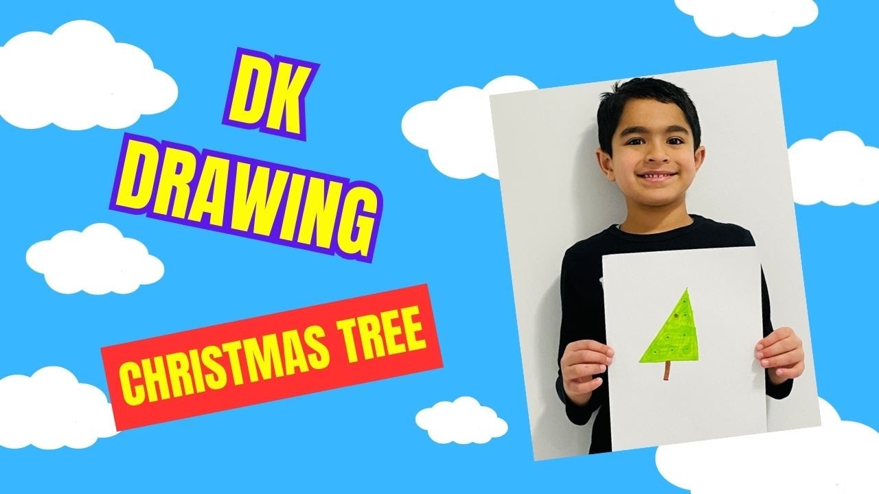 DK Drawing Christmas Tree | DK with RK #dkwithrk - YouTube