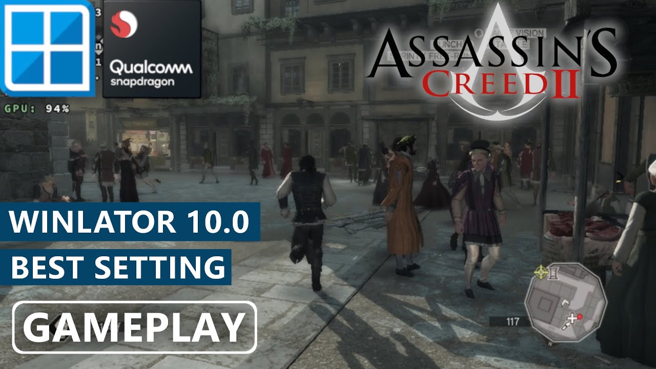 WINLATOR 10.0 - Assassin's Creed II (BEST SETTING) | Snapdragon 732G ...
