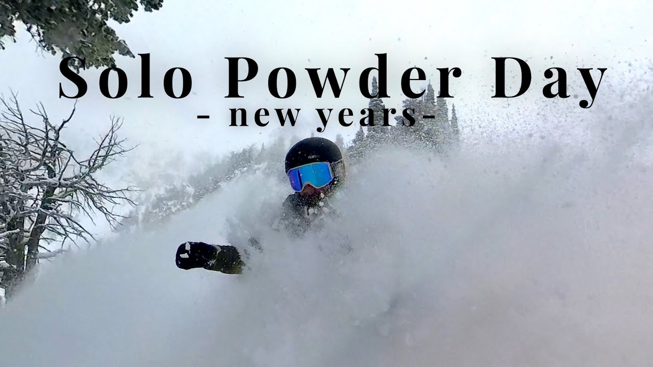 Pow Day Snowboarding | New Years in Montana - YouTube